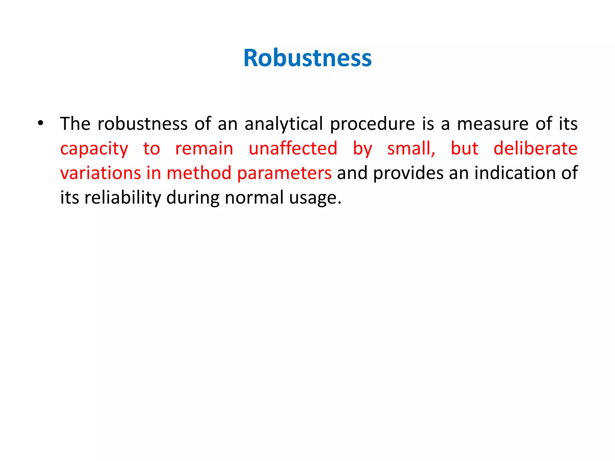 Analytical methods validation as per ich & usp | PPT