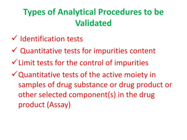 Analytical methods validation as per ich & usp | PPT