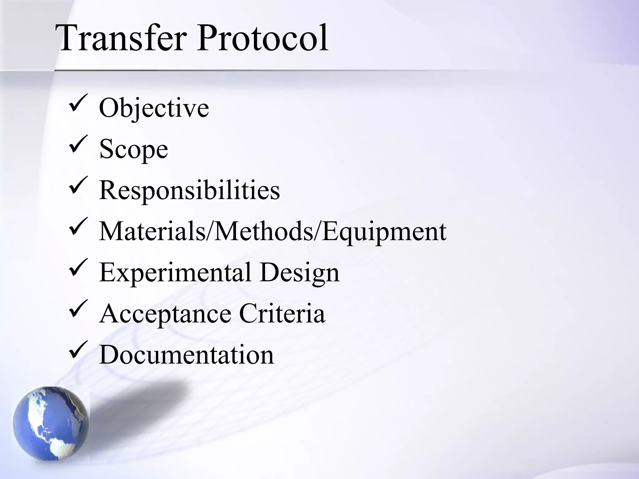 Analytical Method & Technology Transfer Ispe Guide | PPT