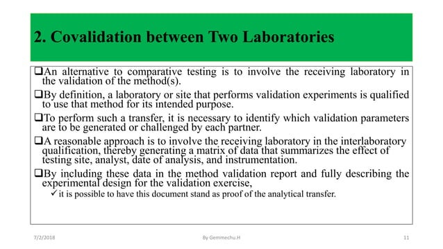 Analytical method transfer | PPTX | Pharmaceutical Industry | Industries