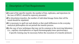 Analytical method transfer | PPTX