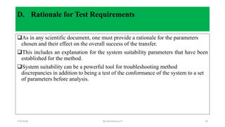 Analytical method transfer | PPTX