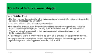 Analytical method transfer | PPTX