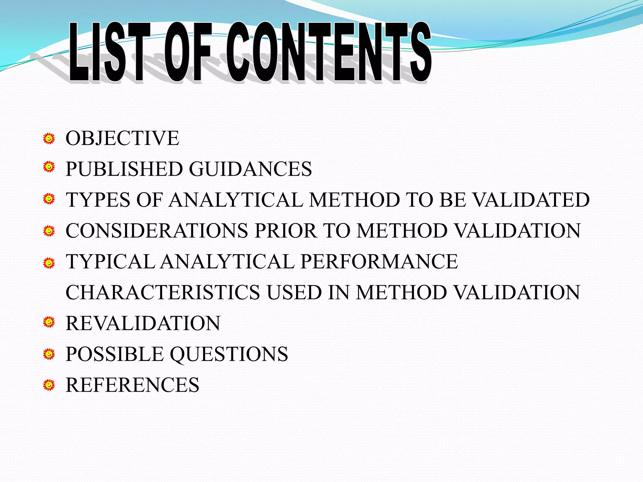 Analytical method validation | PPT