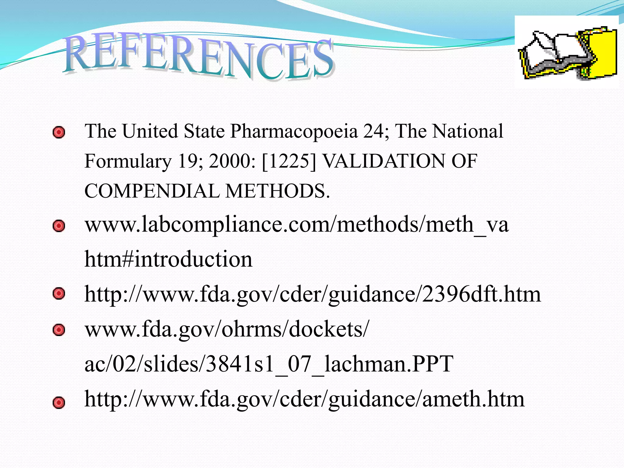 Analytical method validation | PPT