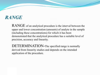 Analytical method validation | PPT