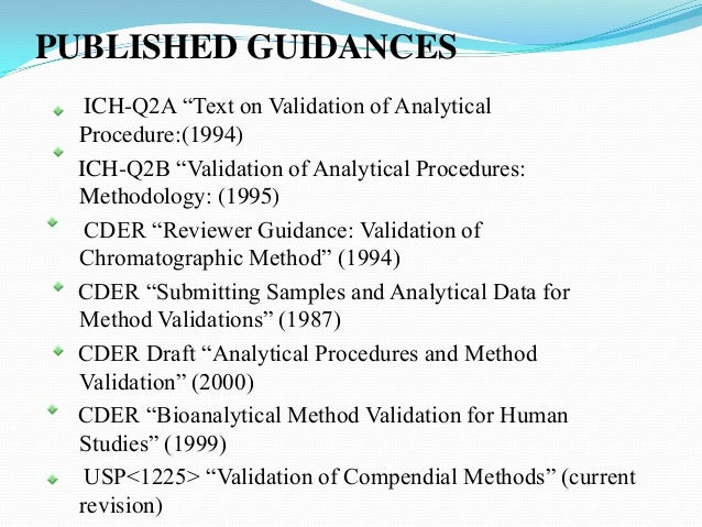 Analytical Method Validation