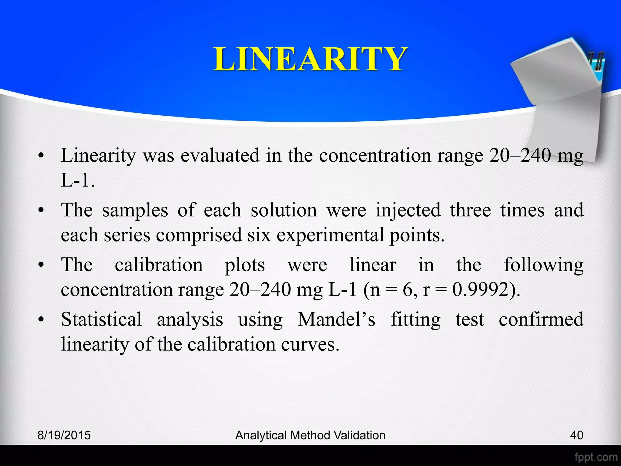 Analytical method validation by manoj ingale(best ppts) | PDF