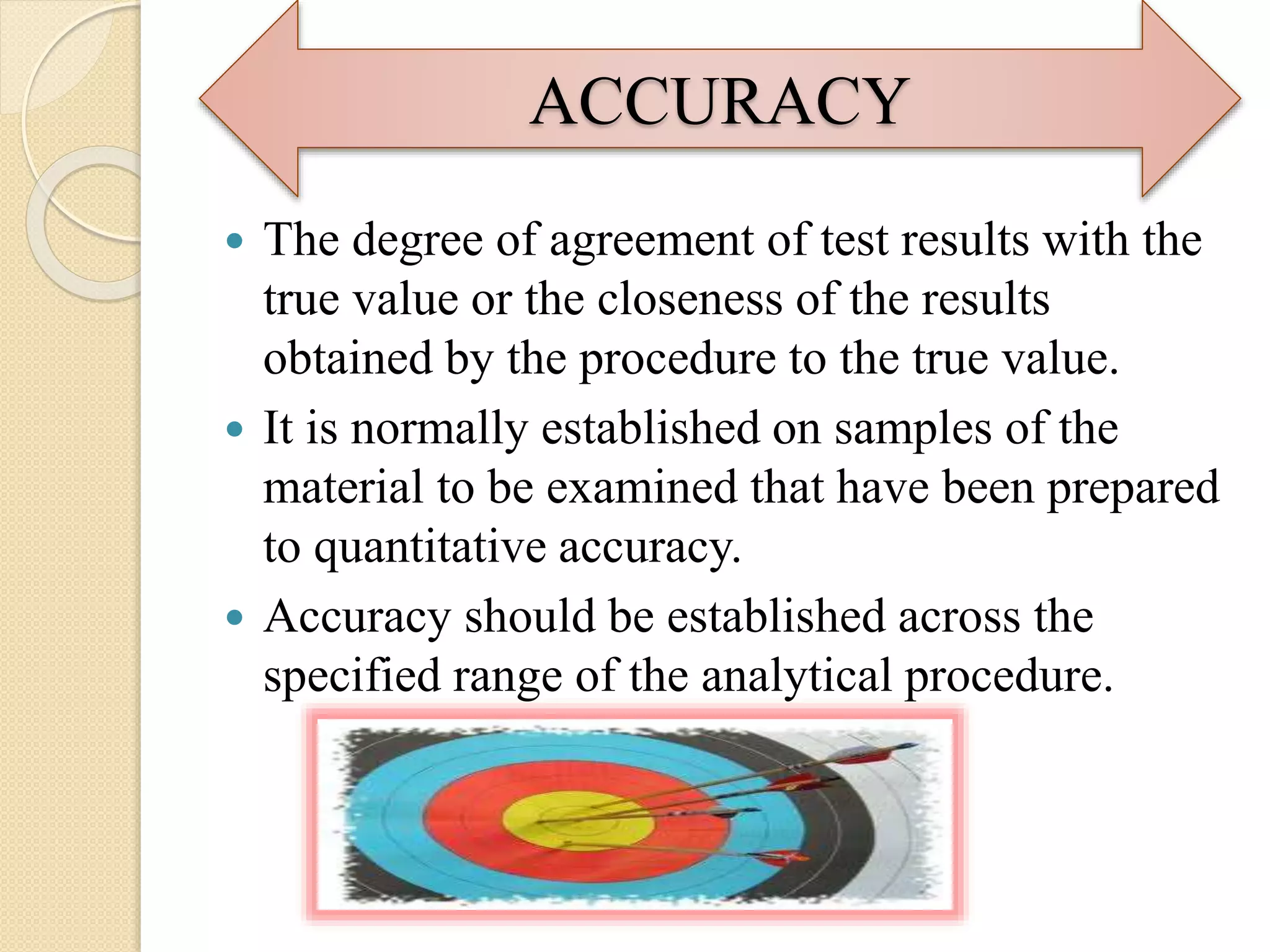 Analytical method validation | PPTX