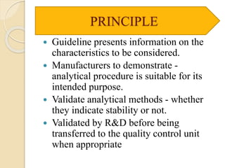 Analytical method validation | PPTX