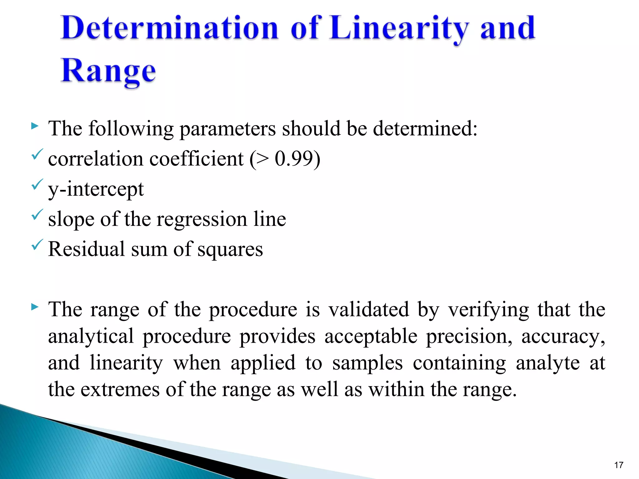 Analytical method validation | PPT | Pharmaceutical Industry | Industries
