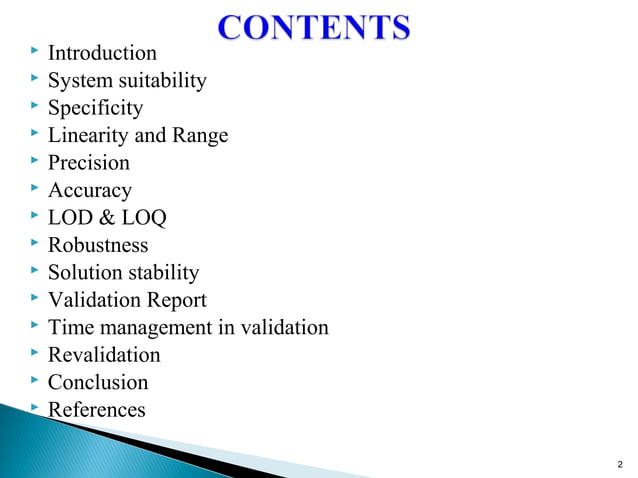 Analytical method validation | PPT | Pharmaceutical Industry | Industries