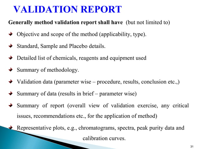 Analytical method validation | PPT | Pharmaceutical Industry | Industries