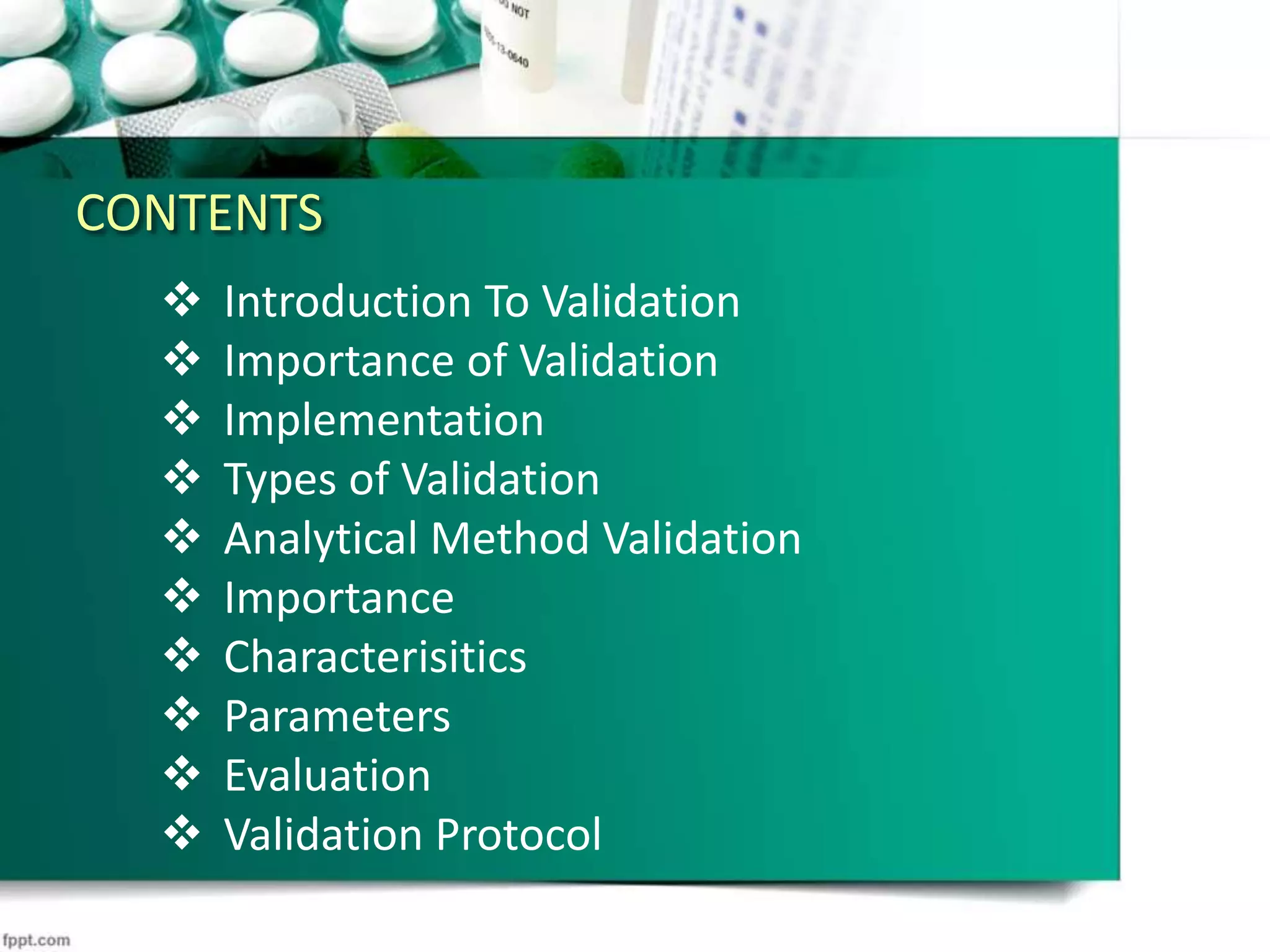 Analytical method validation | PPTX | Pharmaceutical Industry | Industries