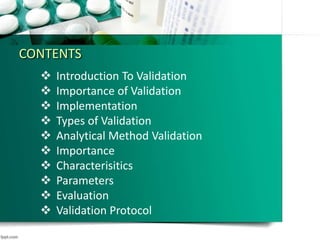 Analytical method validation | PPTX | Pharmaceutical Industry | Industries