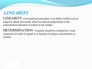 Analytical method validation | PPT