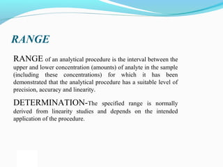 Analytical method validation | PPT