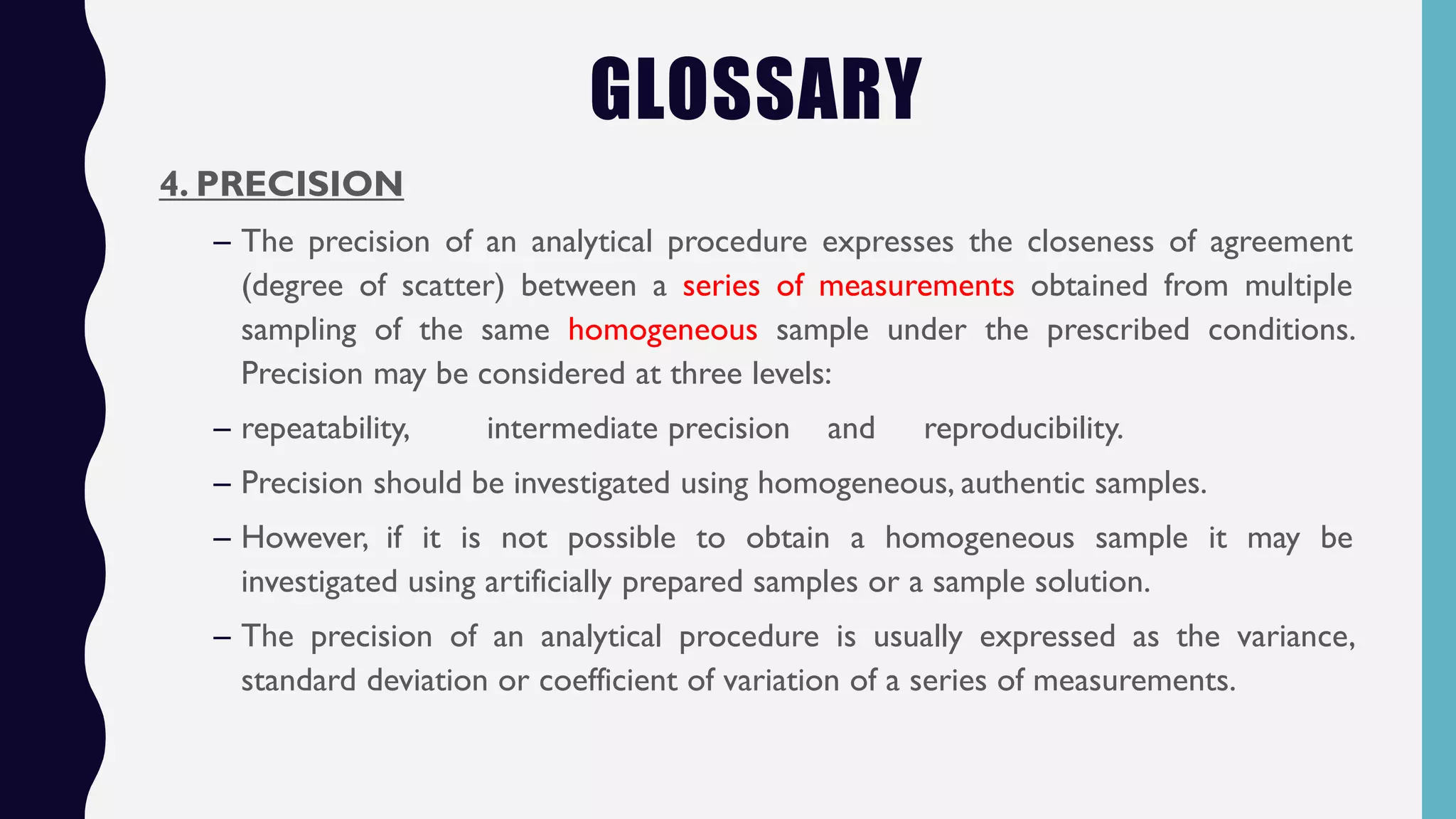 Analytical method validation, ICH Q2 guideline | PDF