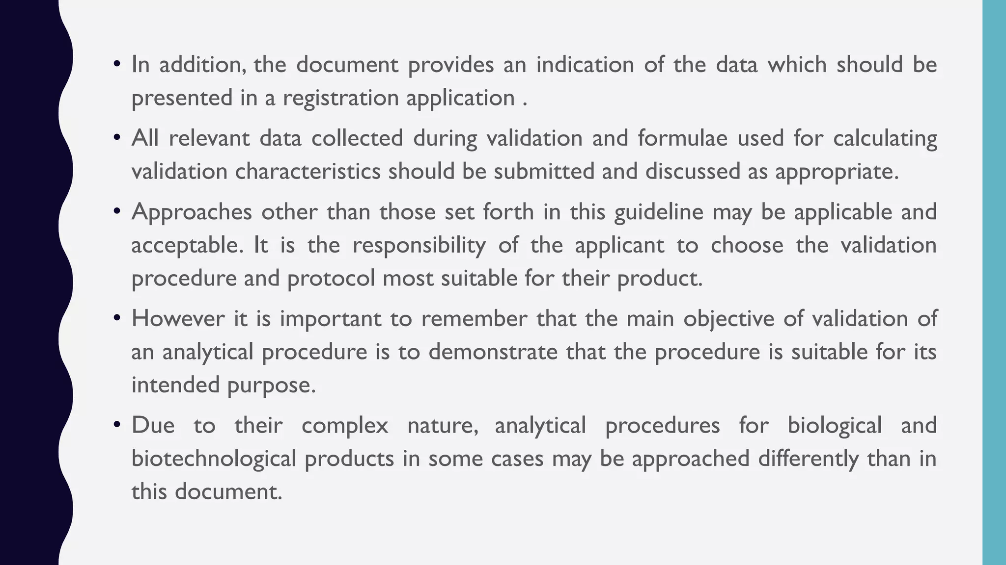 Analytical method validation, ICH Q2 guideline | PDF