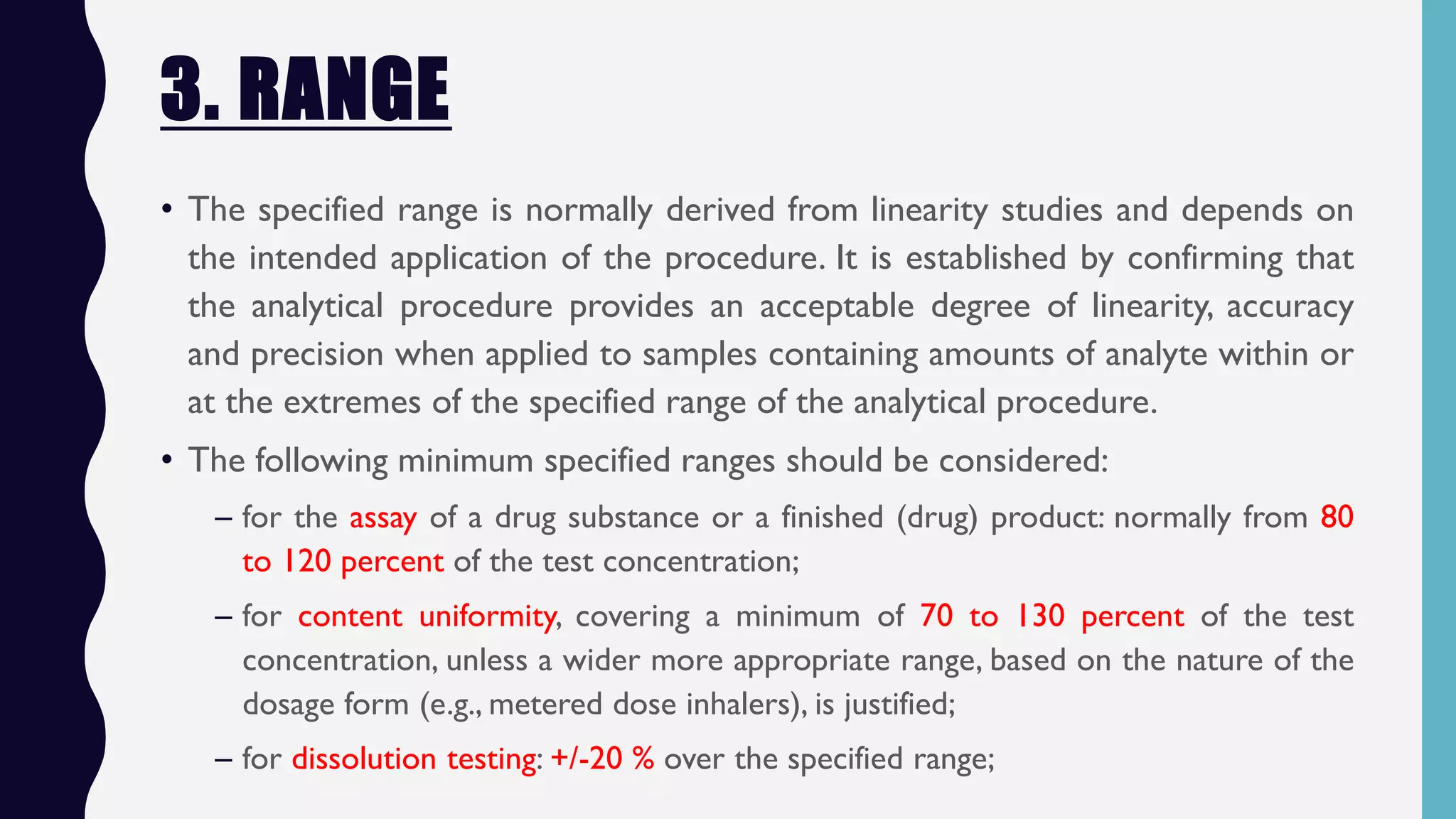 Analytical method validation, ICH Q2 guideline | PDF