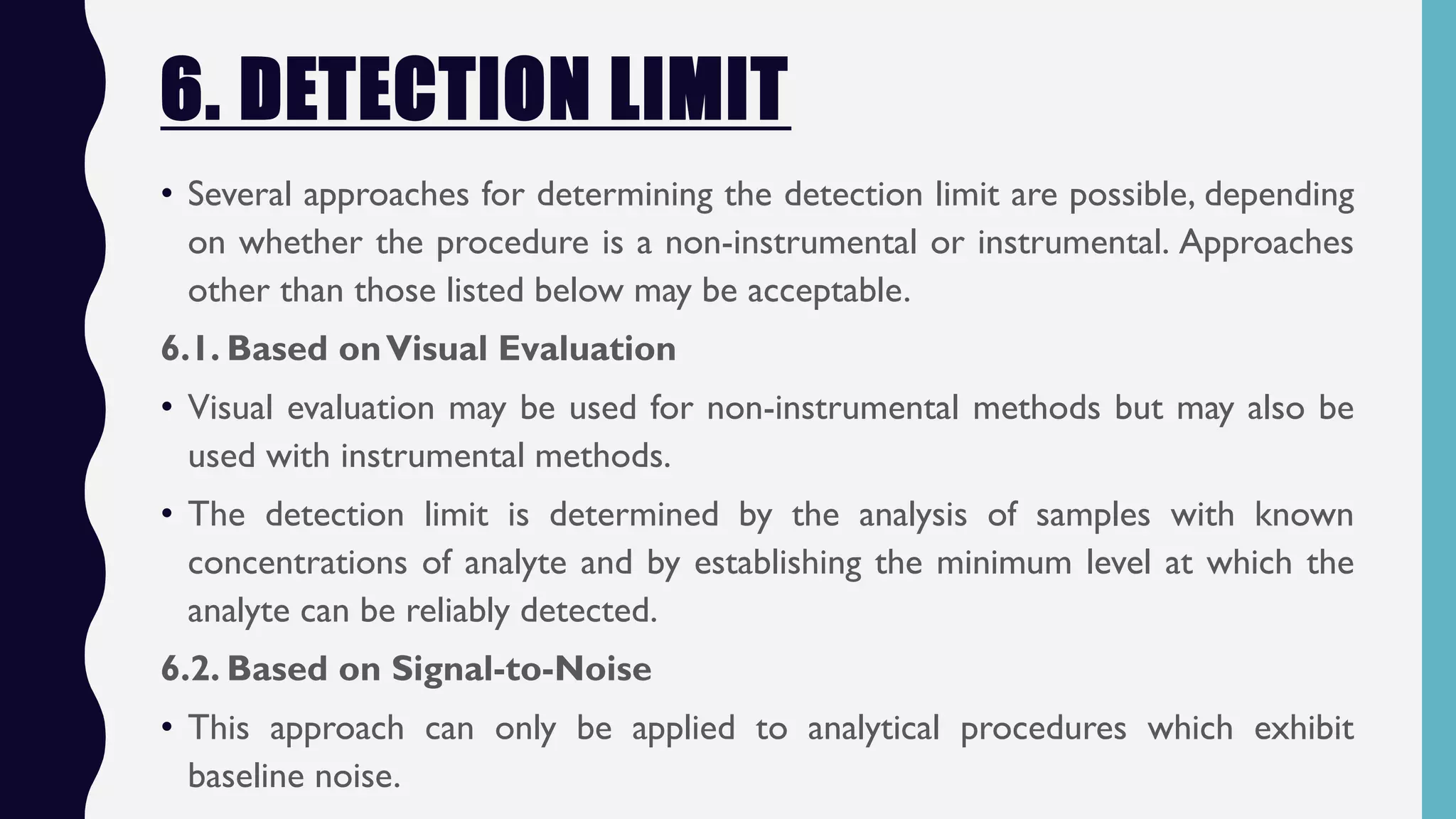 Analytical method validation, ICH Q2 guideline | PDF