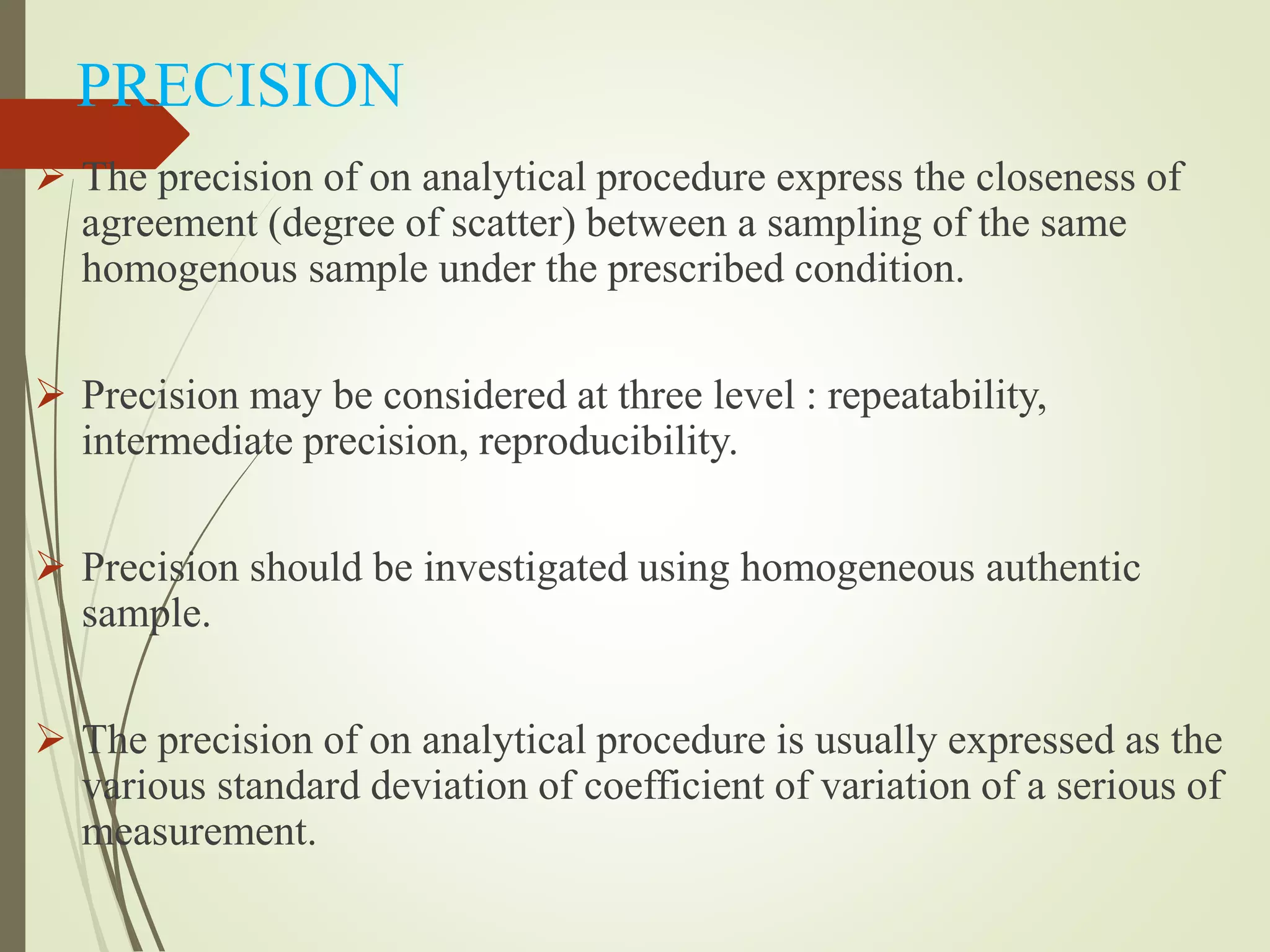 Analytical method validation | PPTX