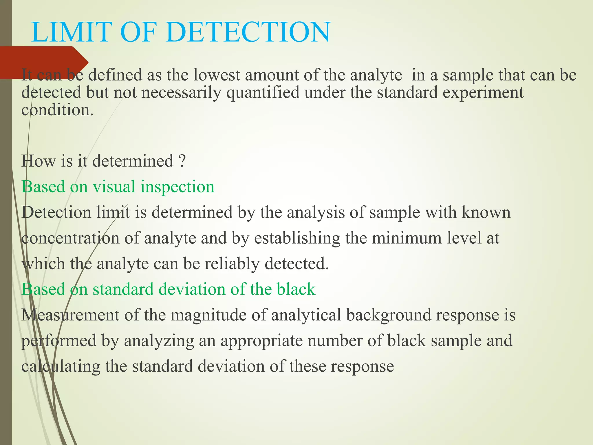 Analytical method validation | PPTX
