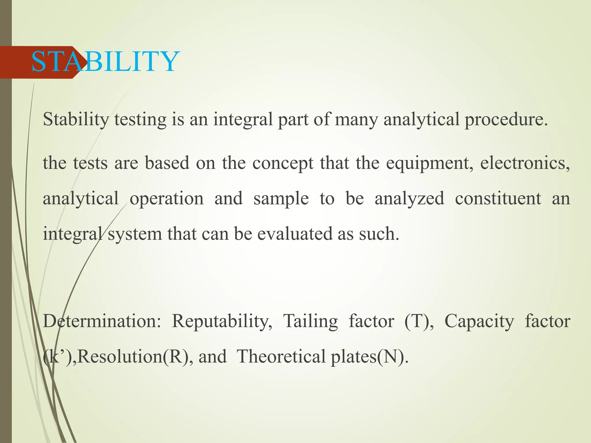 Analytical method validation | PPTX
