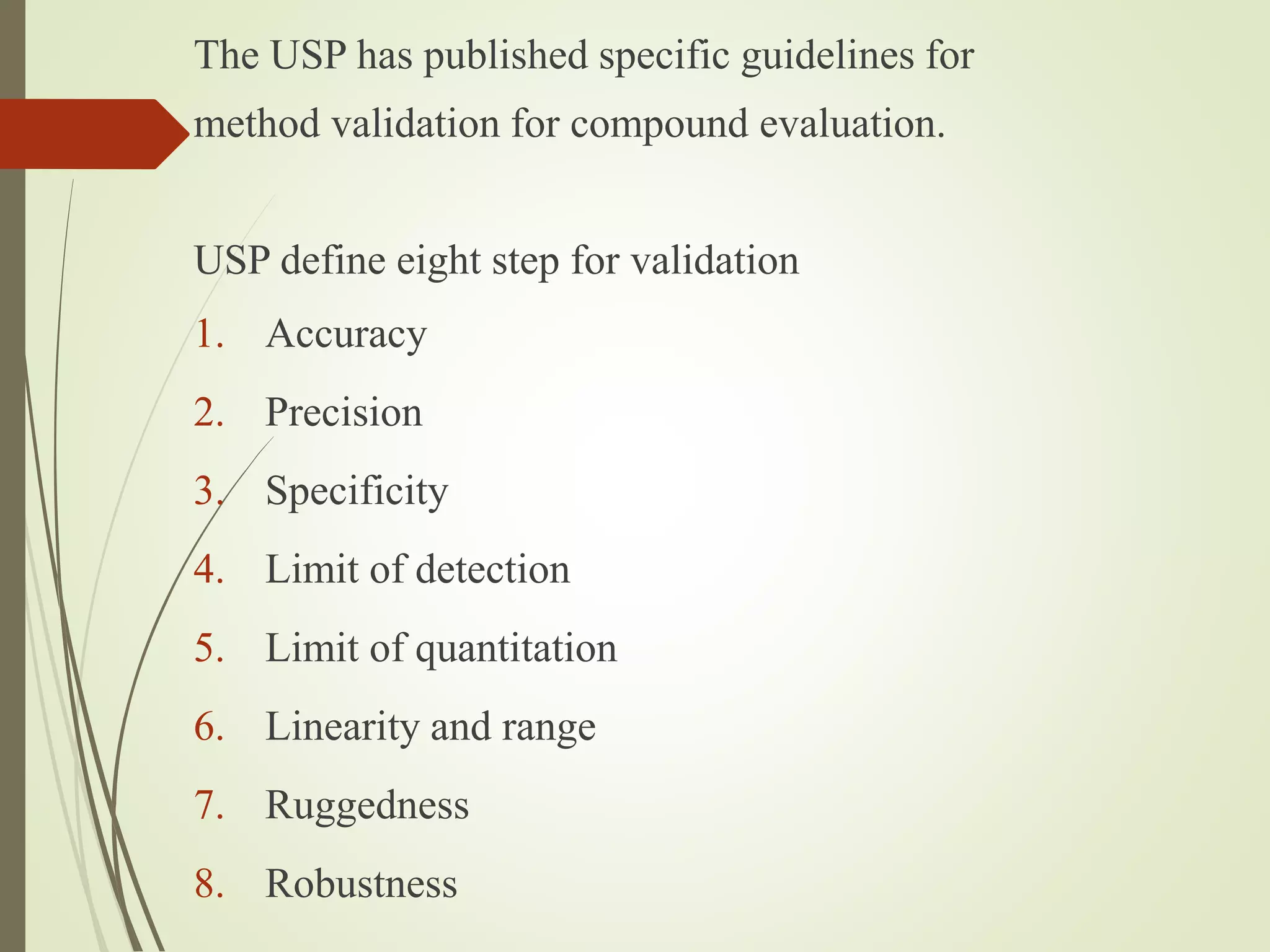 Analytical method validation | PPTX