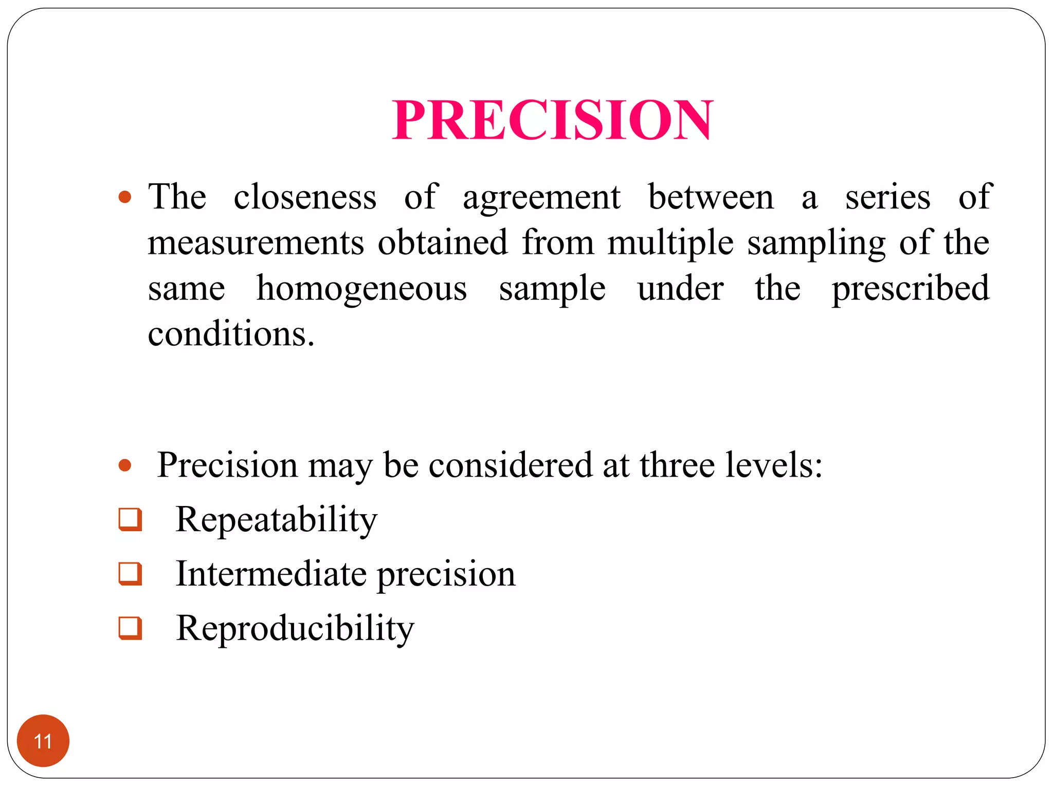 Analytical method validation | PPTX