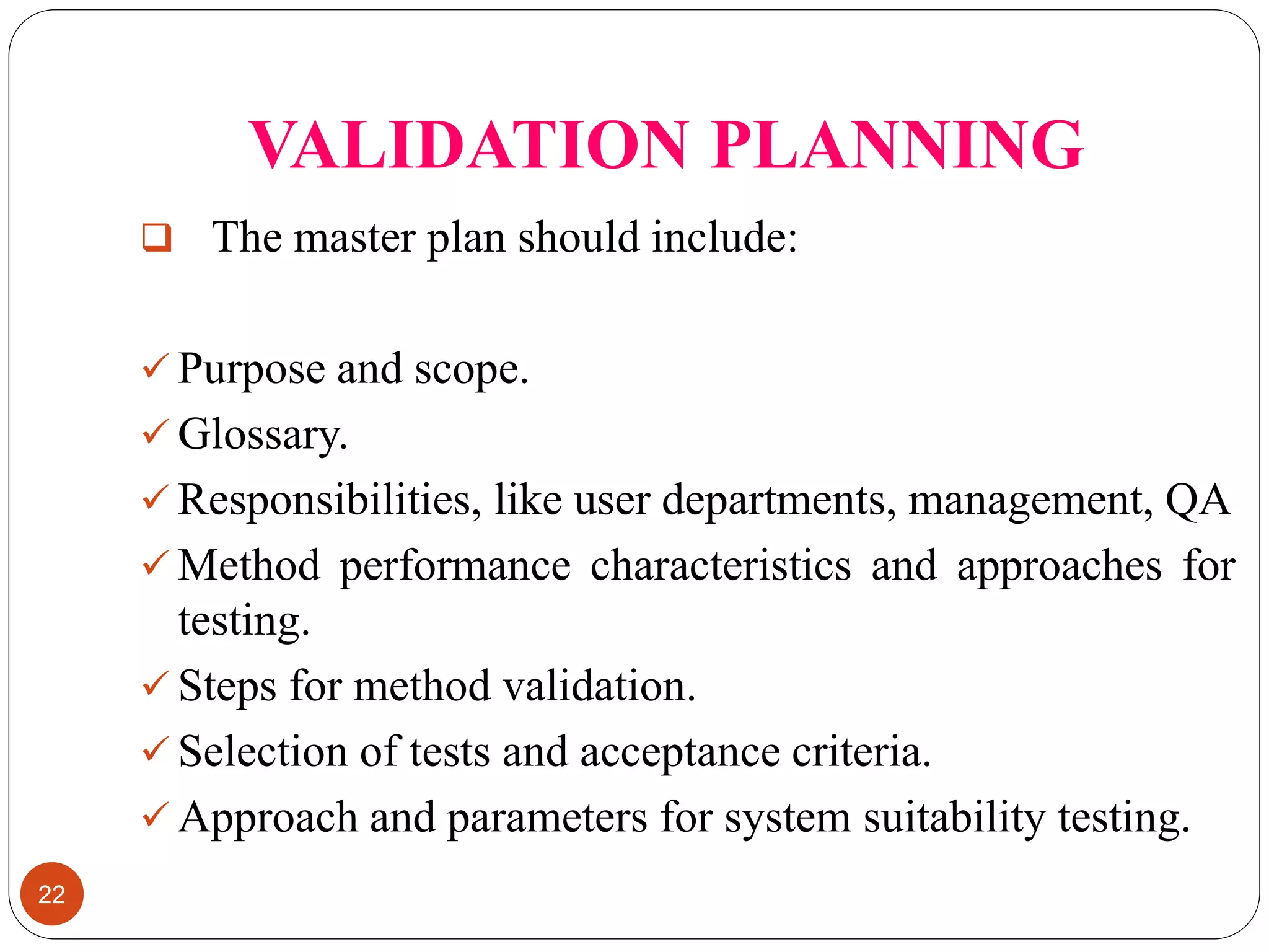 Analytical method validation | PPTX