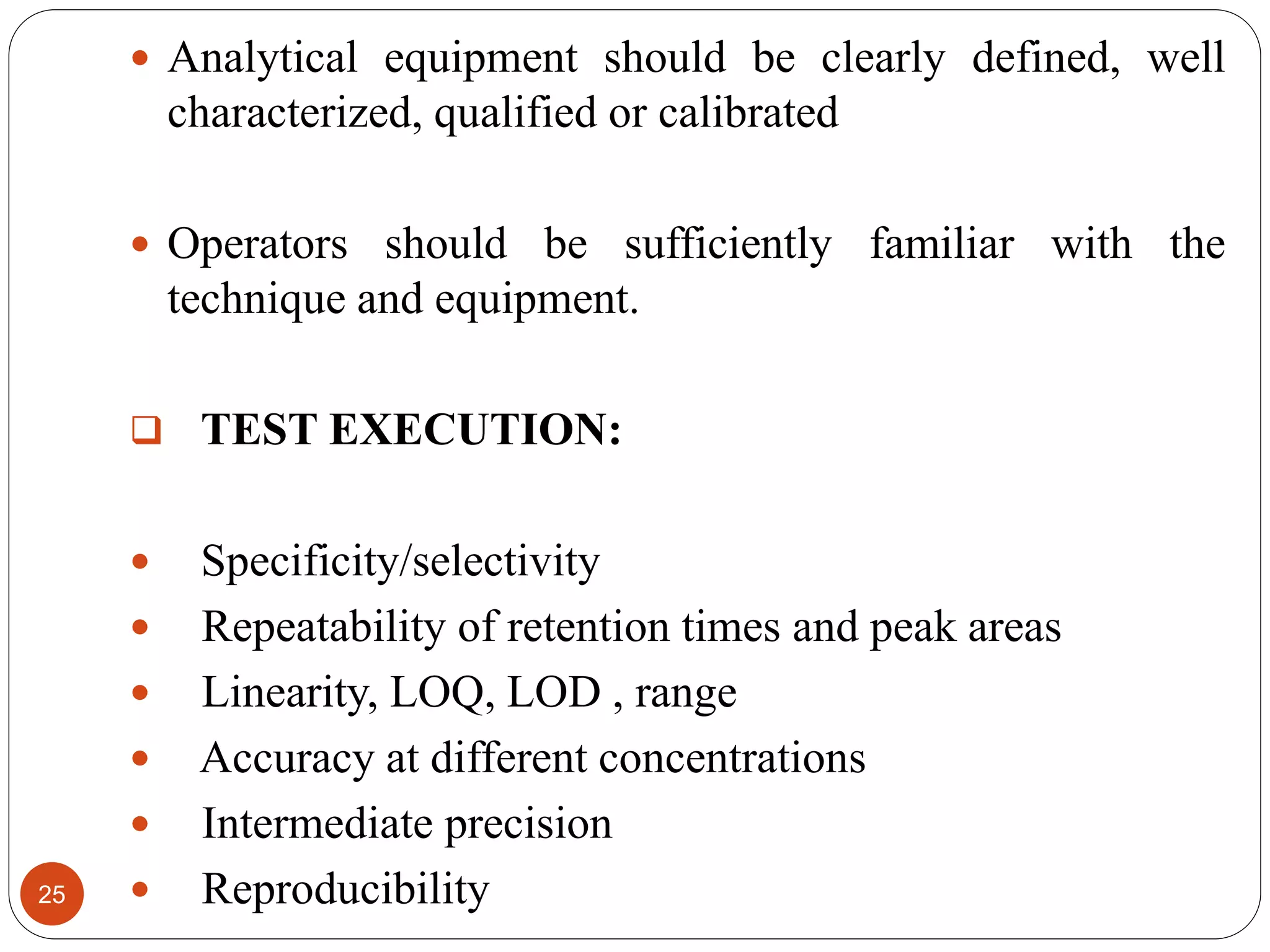 Analytical method validation | PPTX