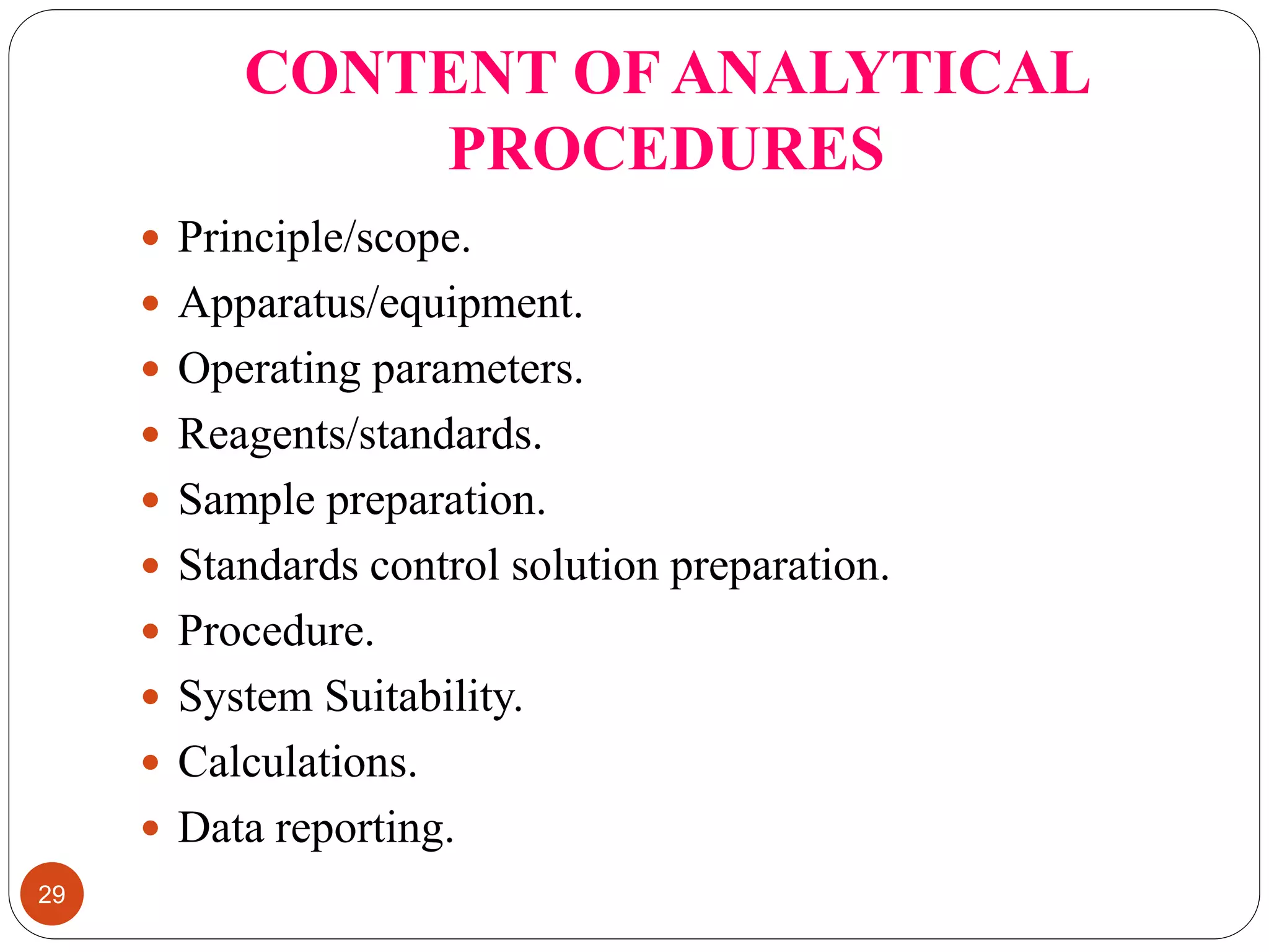 Analytical method validation | PPTX
