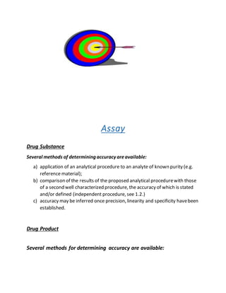 All you know About Analytical method validation | DOCX