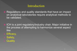 Analytical method validation | PPTX