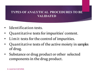 Analytical Method Validation.pdf for Bpharm | PDF