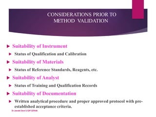 Analytical Method Validation.pdf for Bpharm | PDF
