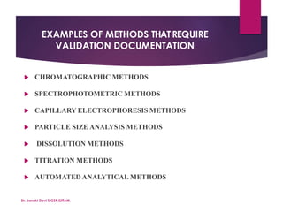 Analytical Method Validation.pdf for Bpharm | PDF