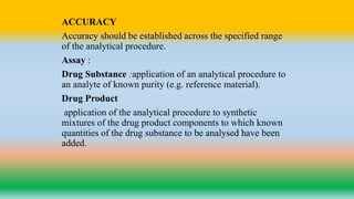 Analytical method validation 2020 | PPTX