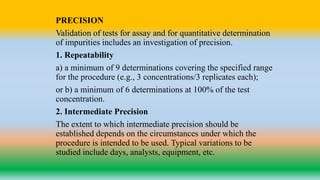 Analytical method validation 2020 | PPTX