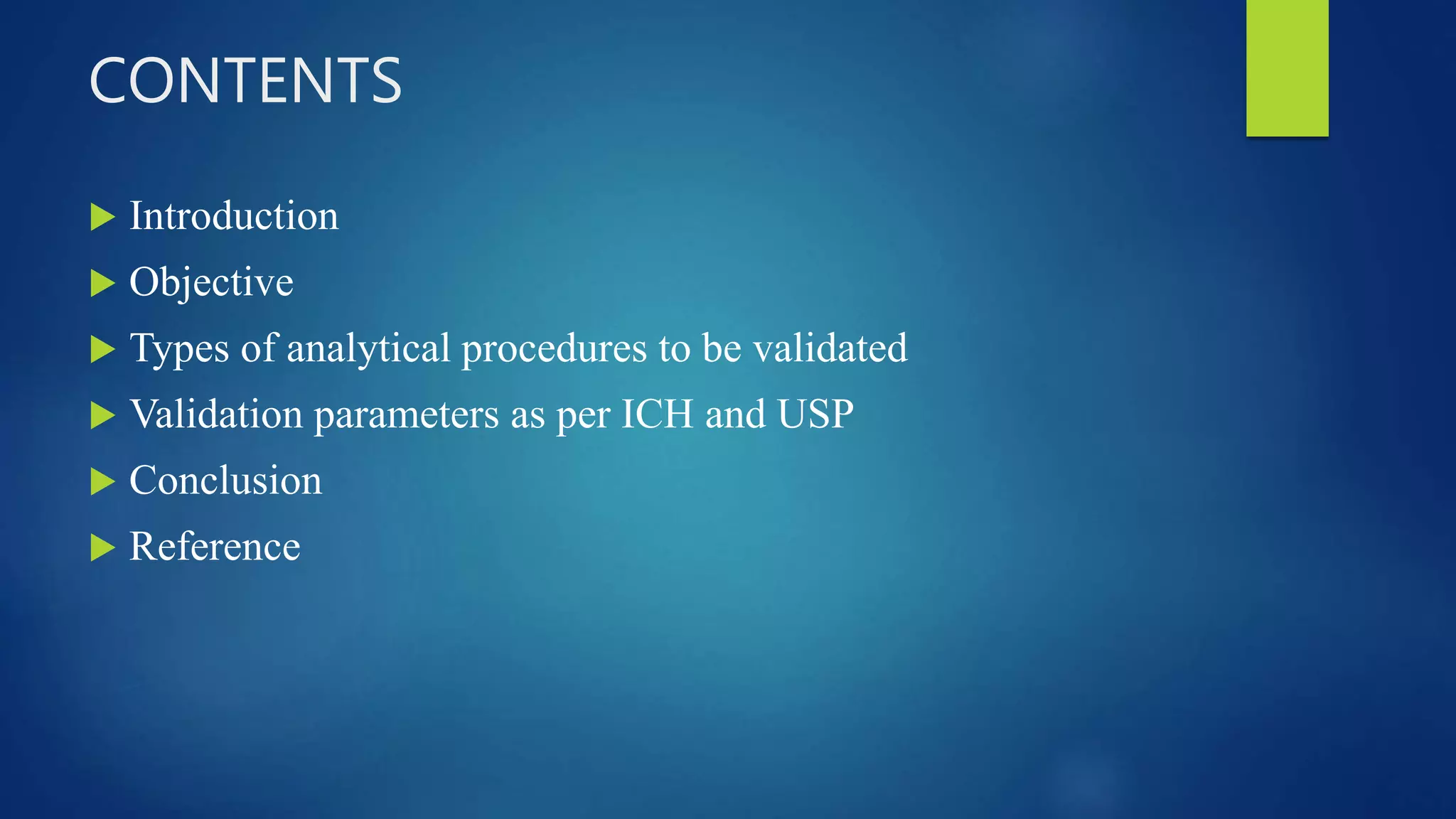Analytical method validation as per ich and usp | PPTX