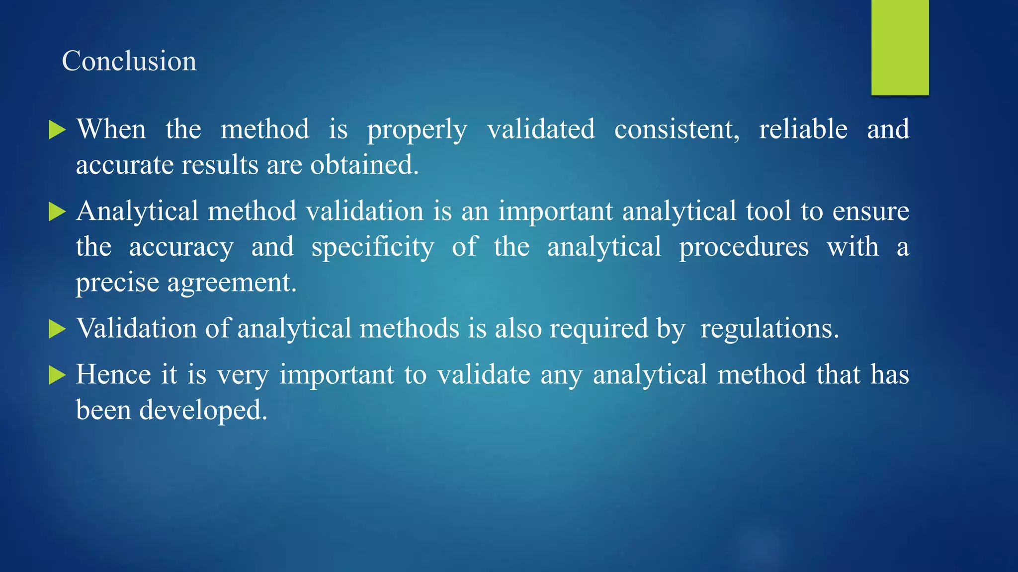 Analytical method validation as per ich and usp | PPTX