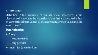 Analytical method validation as per ich and usp | PPTX