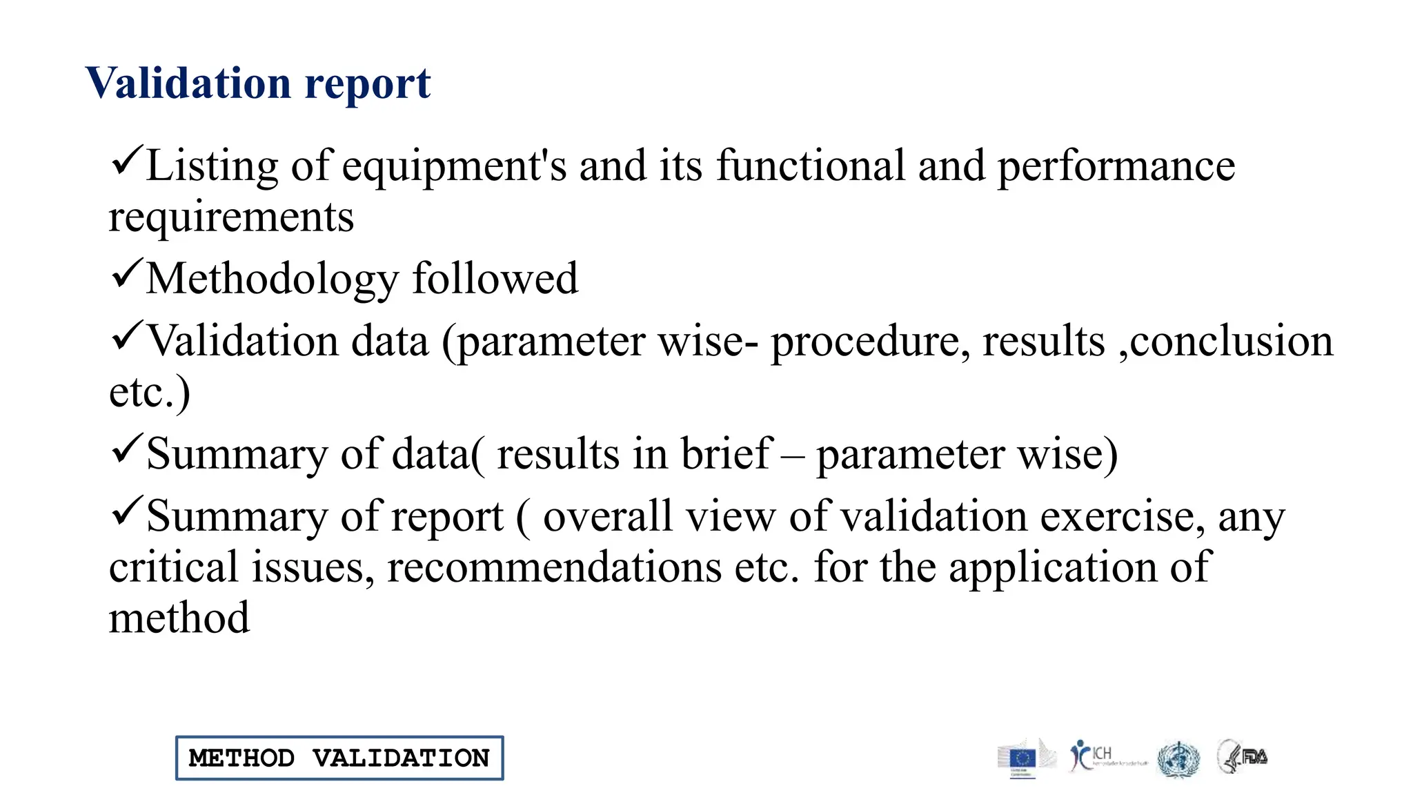 Analytical Method Validations & Detailed Method Validation Parameters ...