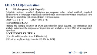 Analytical Method Validations & Detailed Method Validation Parameters | PPTX