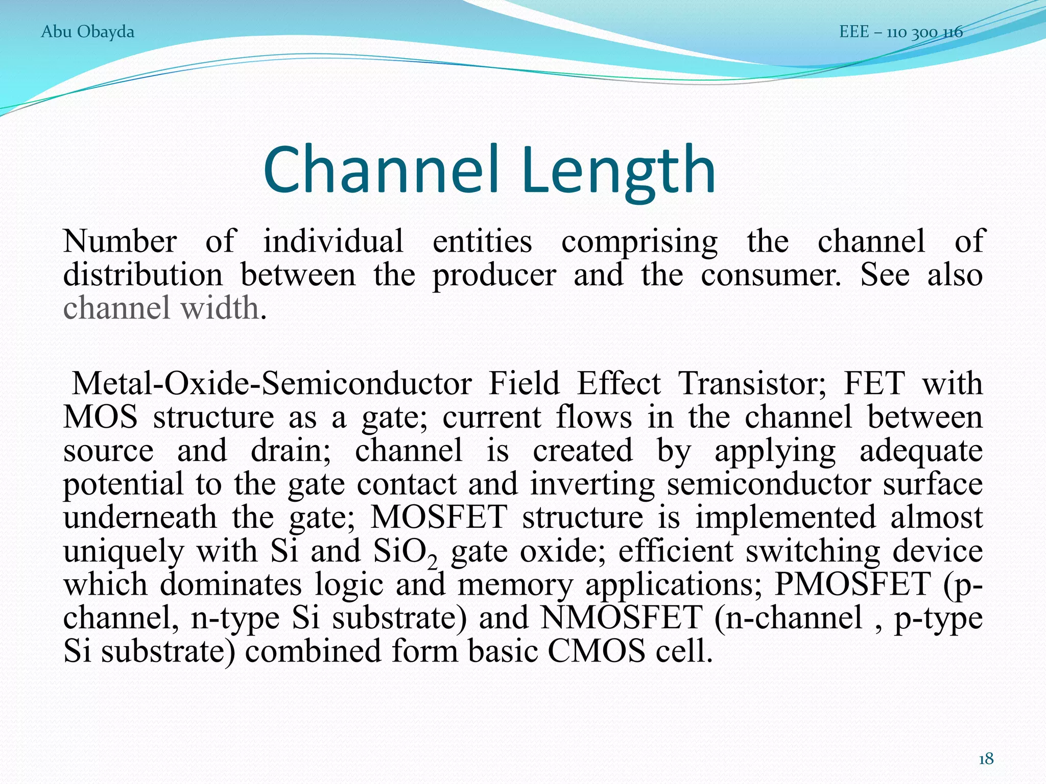 Analytical Modeling Of Tunneling Field Effect Transistor Tfet Pdf