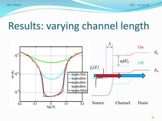 Analytical Modeling of Tunneling Field Effect Transistor (TFET) | PDF