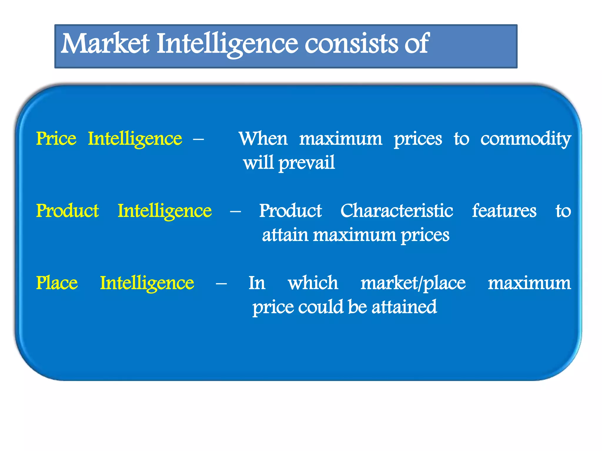 Analytical models used in market intelligence | PPT