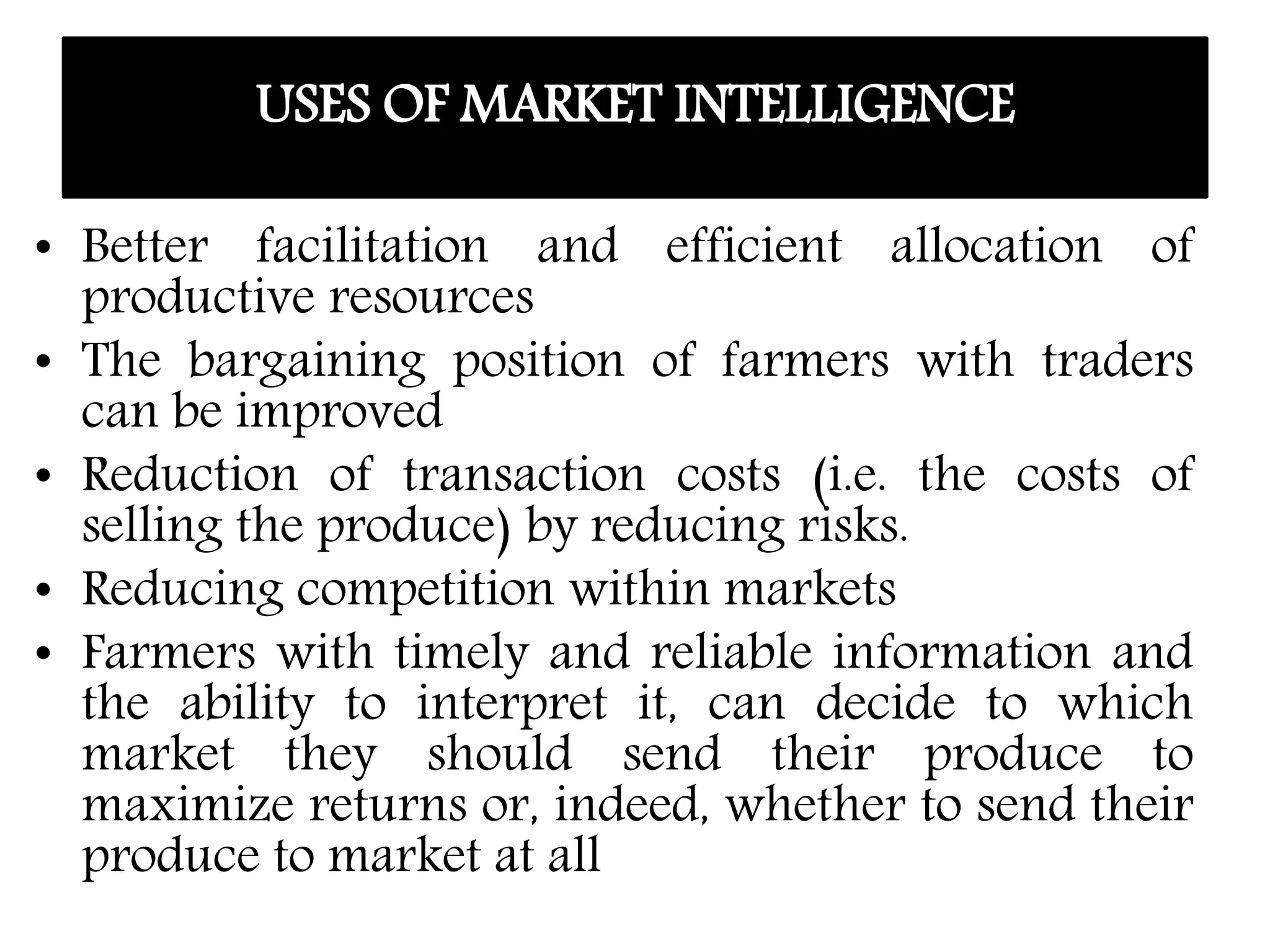 Analytical models used in market intelligence | PPT
