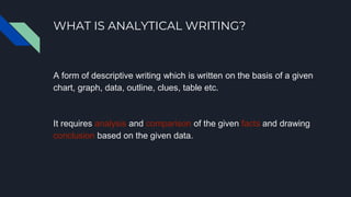 Analytical Paragraph Writing | PPTX